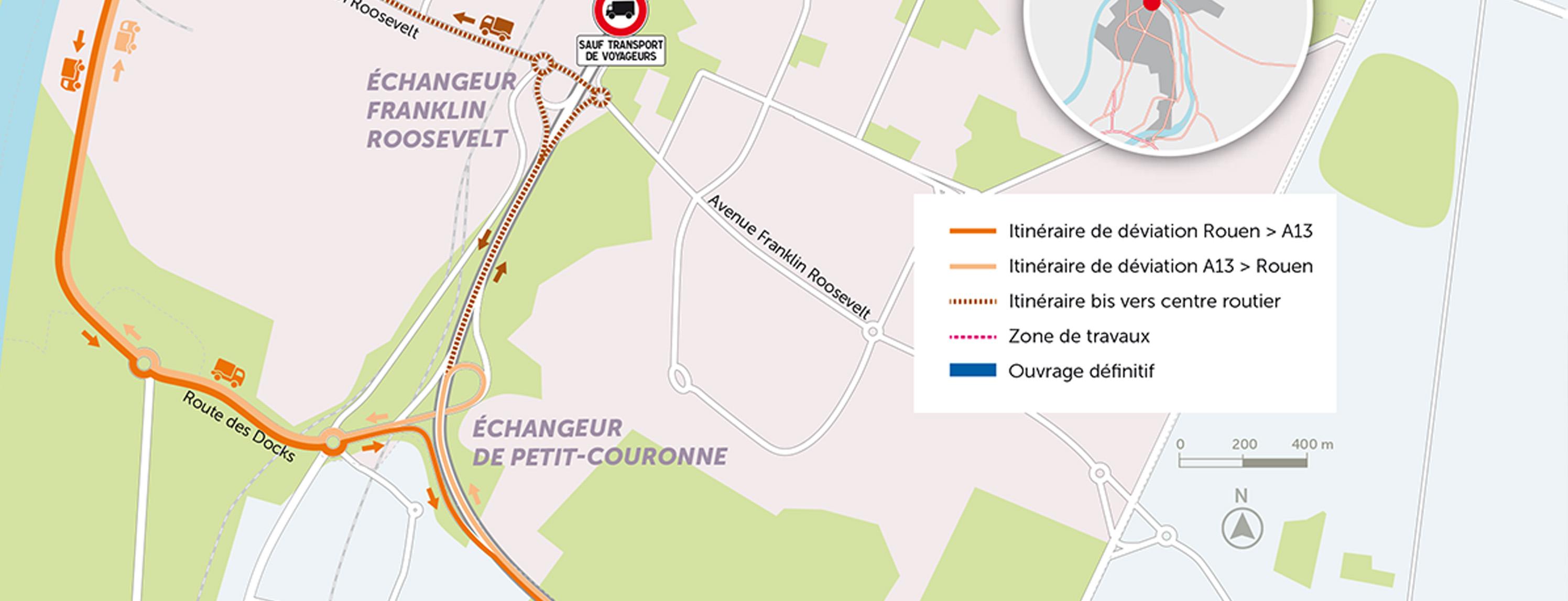 Raccordement du Pont Flaubert à la voie rapide Sud III | Petit-Couronne